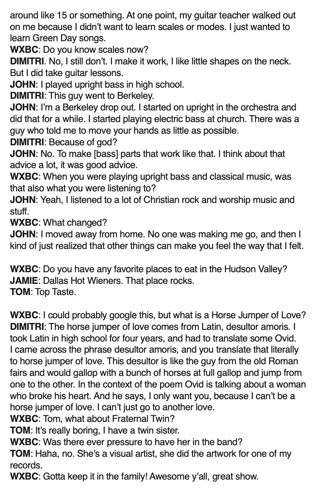 WXBC – Bard College Radio